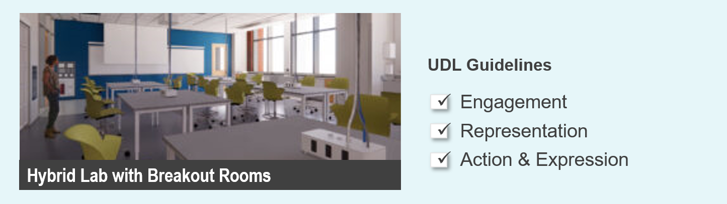 Three Hybrid Campus Spaces to Meet UDL Guidelines - Red Thread